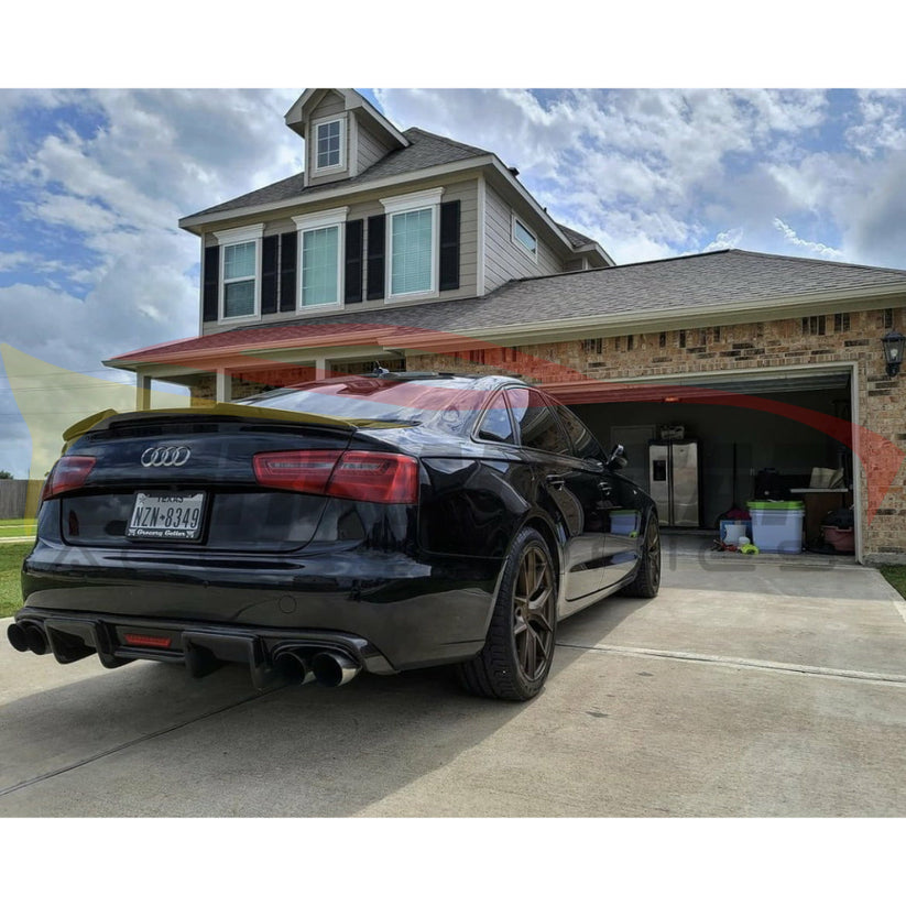 Audi Rear Diffusers | Carbon Fiber & Gloss Black – German Car Accessories