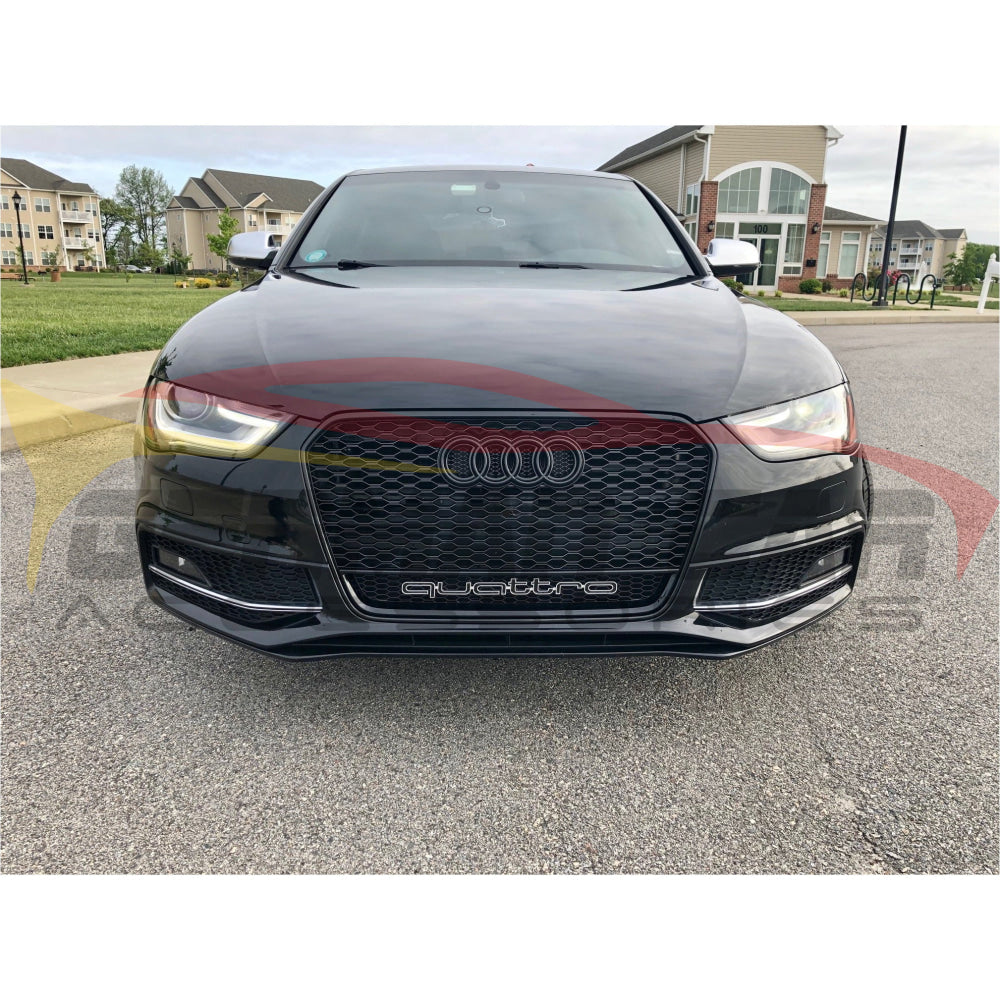 Audi RS4 Grill 2016 - 2013 with Quattro in Lower Mesh | B8.5 A4/S4 ...