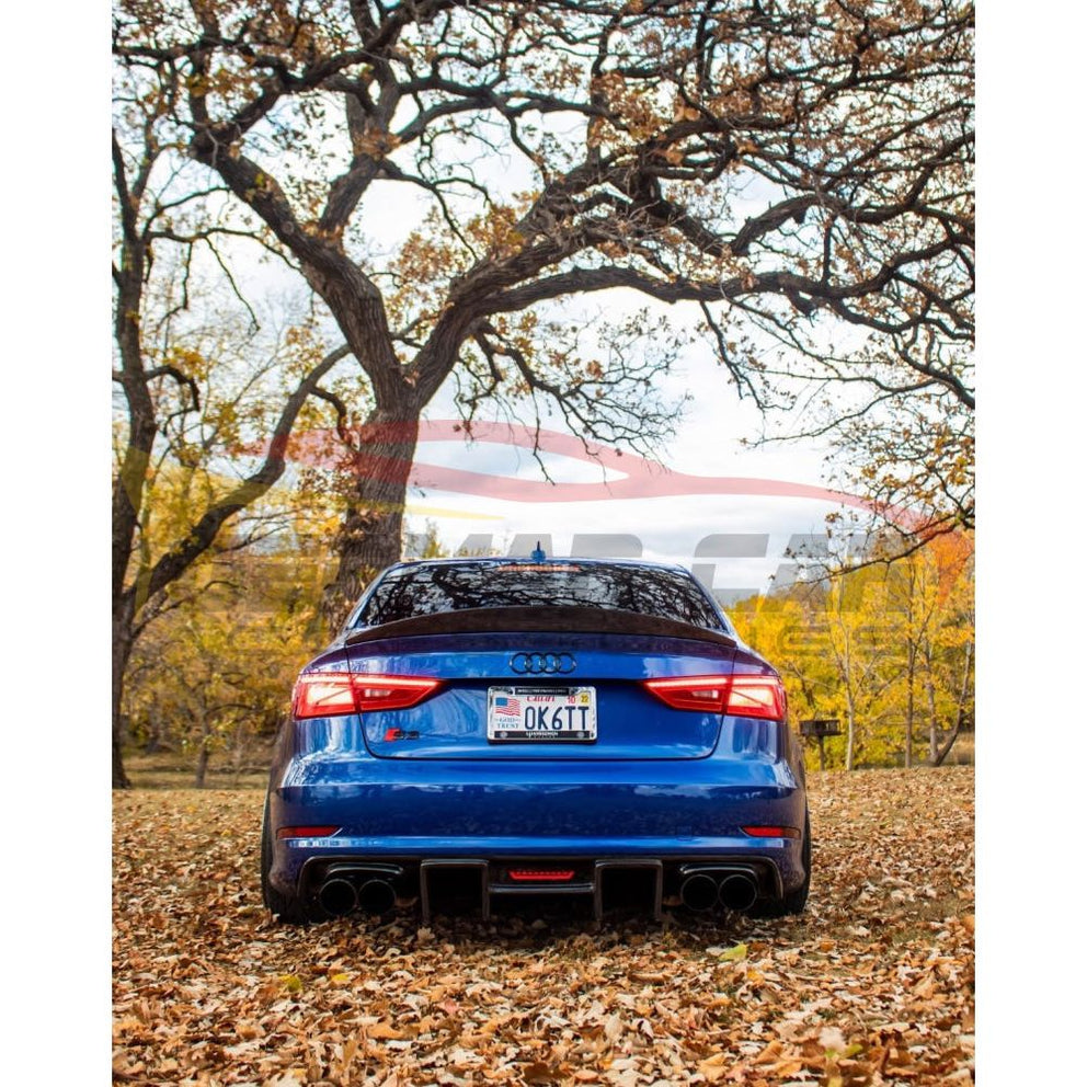 Audi Rear Diffusers | Carbon Fiber & Gloss Black – German Car Accessories