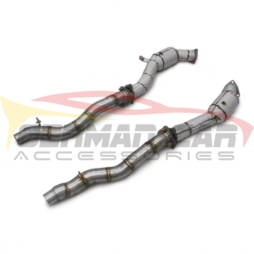 2016-2019 Audi Q7 Front Race Pipes | 4M Q7 – German Car Accessories